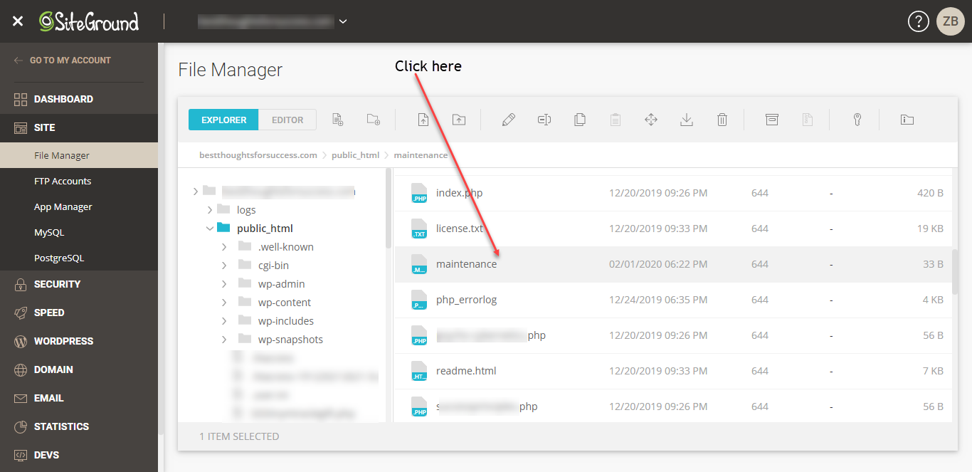 Site stuck in maintenance mode | Fifty Plus Marketer